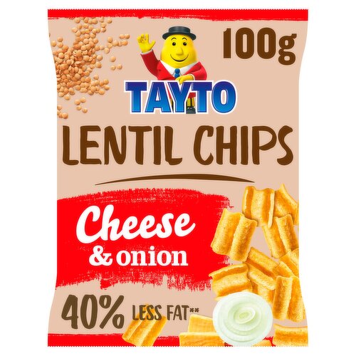 Tayto Cheese & Onion Flavour Lentil Chips 100g - Dunnes Stores