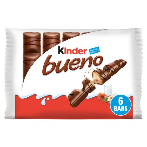 Kinder Bueno Classic Milk & Hazelnuts Bueno Bars 3 x 43g - Dunnes Stores