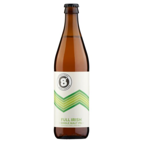 Eight Degrees Brewing Full Irish Single Malt IPA 500ml - Dunnes Stores