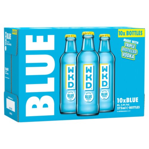 WKD Blue Original vodka Mix 10x 275ml - Dunnes Stores