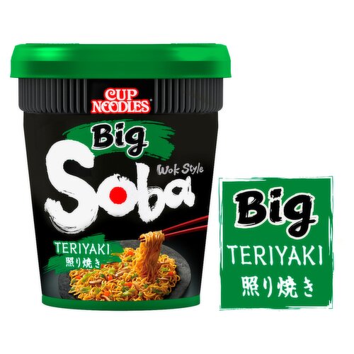 Nissin Soba Big Teriyaki Instant Wok Style Noodles Pot 113g - Dunnes Stores