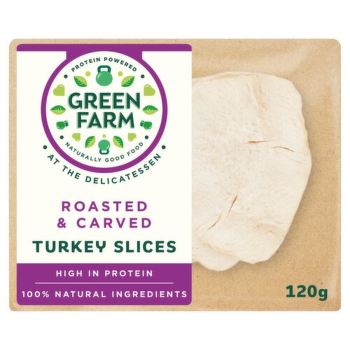 Green Farm Roasted & Carved Turkey Slices 120g - Dunnes Stores