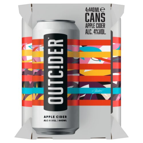 Outc!der Apple Cider 4 x 440ml - Dunnes Stores