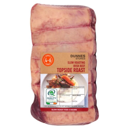 Dunnes Stores Slow Roasting Irish Beef Topside Roast 1kg - Dunnes Stores