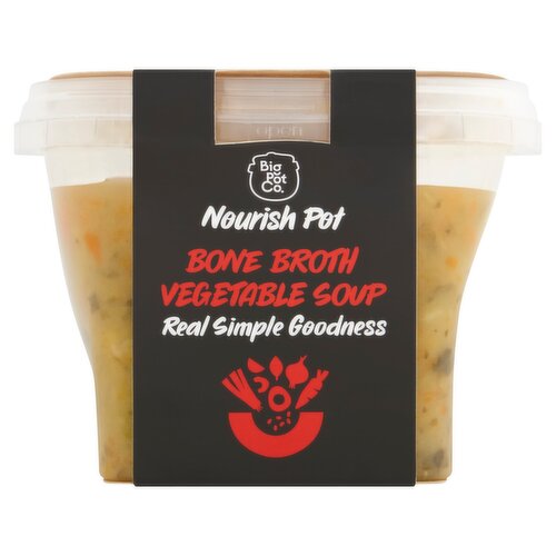 Big Pot Co. Nourish Pot Bone Broth Vegetable Soup 400g - Dunnes Stores