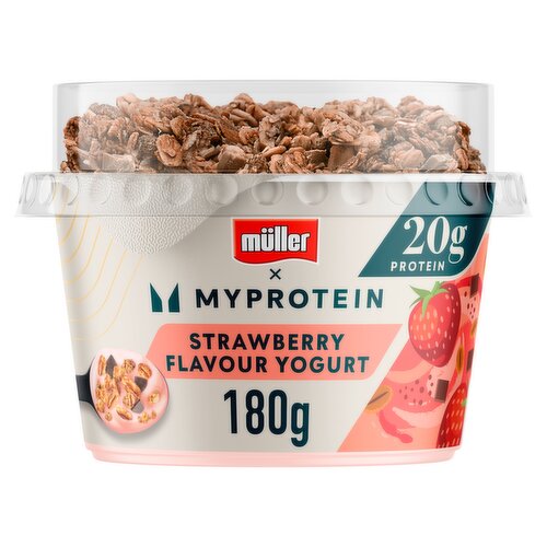 Muller Myprotein High Protein Strawberry Yogurt with Granola - Dunnes ...