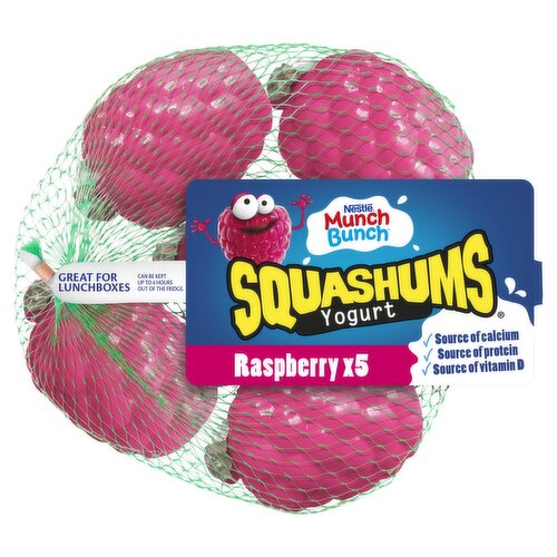 Munch Bunch Squashums Raspberry Yogurt 5 x 60g - Dunnes Stores