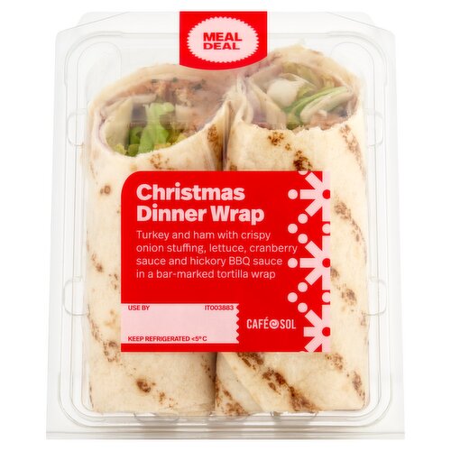 Café Sol Christmas Dinner Wrap 196g - Dunnes Stores