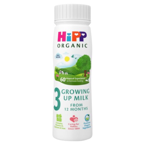 HiPP Organic 3 Growing up Baby Milk Ready to Feed Liquid Formula, From ...
