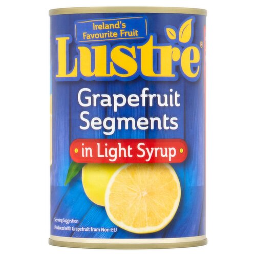 Lustre Grapefruit Segments in Light Syrup 410g - Dunnes Stores