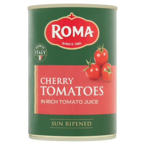 Roma Cherry Tomatoes in Rich Tomato Juice 400g - Dunnes Stores