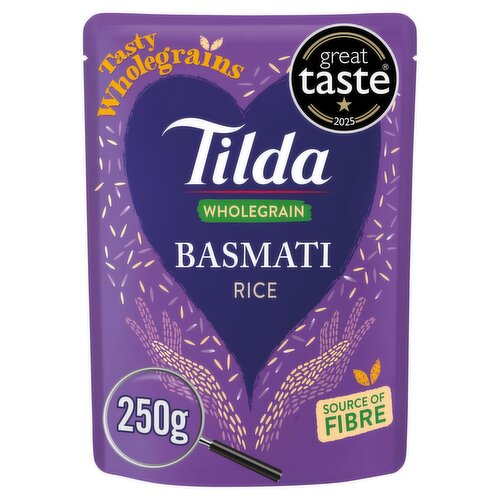 Tilda Microwave Wholegrain Basmati Rice 250g - Dunnes Stores