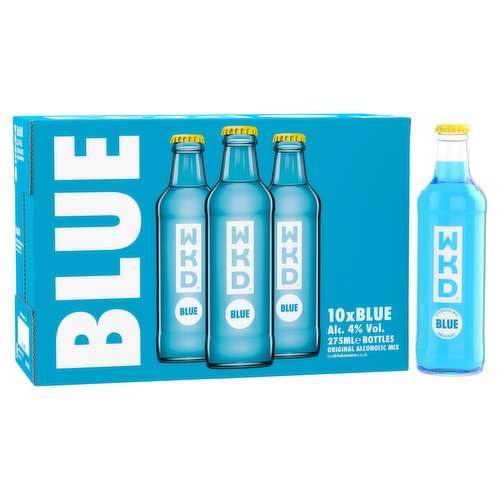 WKD Blue Original Alcoholic Mix 10 x 275ml - Dunnes Stores