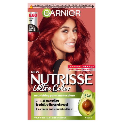 Garnier Nutrisse Ultra Color, Permanent Hair Dye, Intense Colour, For ...