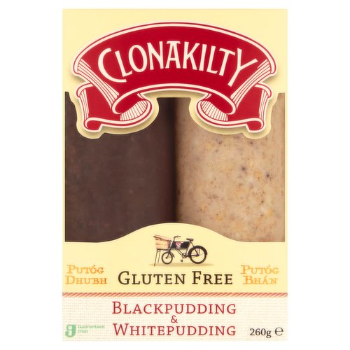 Clonakilty Gluten Free Black & White Pudding 260g - Dunnes Stores