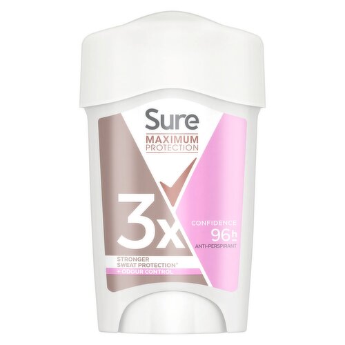 Sure Maximum Protection Anti-Perspirant Cream Confidence 45 ml - Dunnes ...