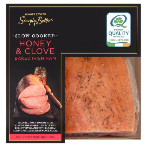 Dunnes Stores Simply Better Honey & Clove Baked Irish Ham 750g - Dunnes ...
