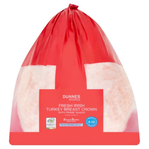 Dunnes Stores Fresh Irish Turkey Breast Crown with Prime Wings 2.3kg ...