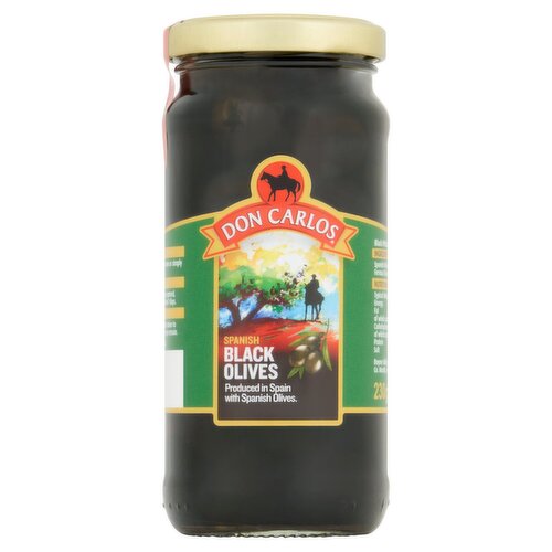 Don Carlos Spanish Black Olives 230g - Dunnes Stores