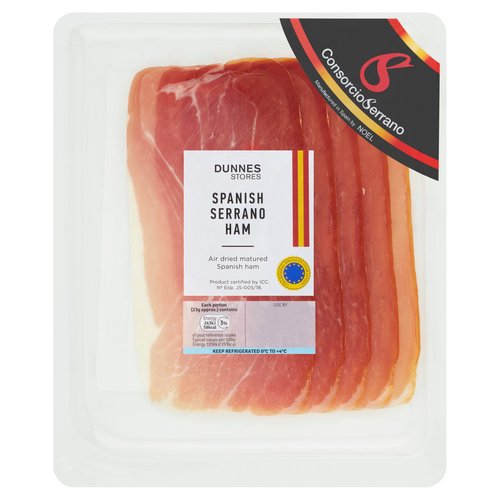 Dunnes Stores Spanish Serrano Ham 70g - Dunnes Stores