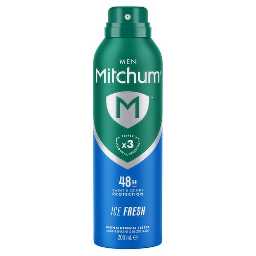 Mitchum Men Ice Fresh Antiperspirant & Deodorant 200ml - Dunnes Stores