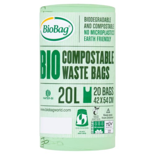 BioBag 20 Compostable Waste Bags 20L - Dunnes Stores