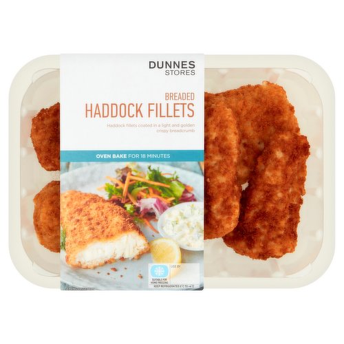 Dunnes Stores Breaded Haddock Fillets 450g - Dunnes Stores