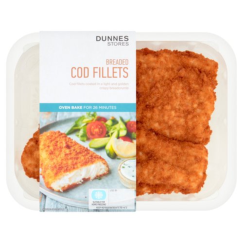 Dunnes Stores Breaded Cod Fillets 300g - Dunnes Stores
