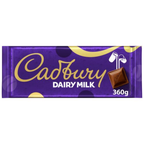 Cadbury Dairy Milk Chocolate Gifting Bar Large 360g - Dunnes Stores