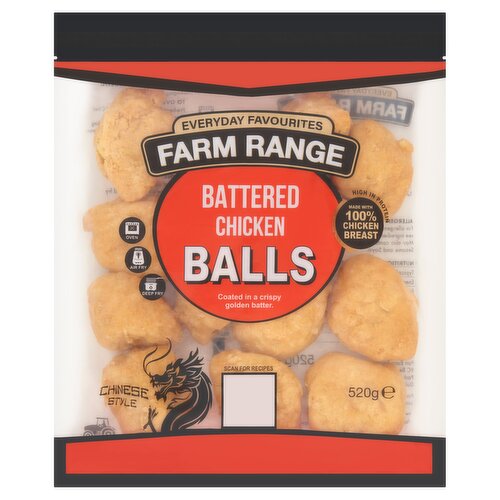 Farm Range Chinese Style Battered Chicken Balls 520g - Dunnes Stores