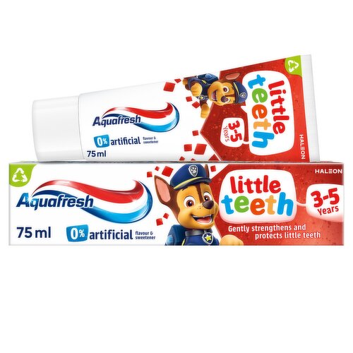 Aquafresh Kids Paw Patrol Little Teeth Toothpaste 3-5 Years, 75ml ...