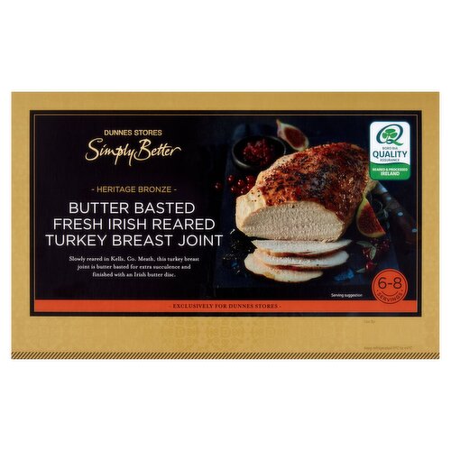 Dunnes Stores Simply Better Butter Basted Fresh Irish Reared Turkey ...