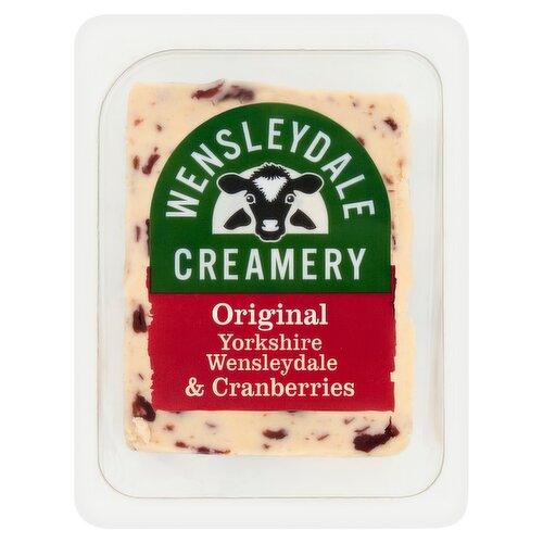 Wensleydale Creamery Original Yorkshire Wensleydale & Cranberries 180g ...