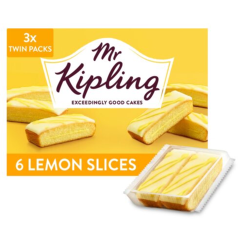 Mr Kipling 6 Lemon Layered Cake Slices - Dunnes Stores