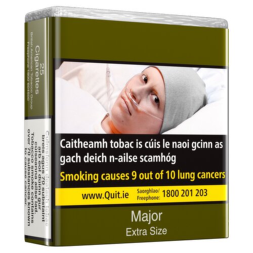 Major Extra Size 25 Cigarettes - Dunnes Stores