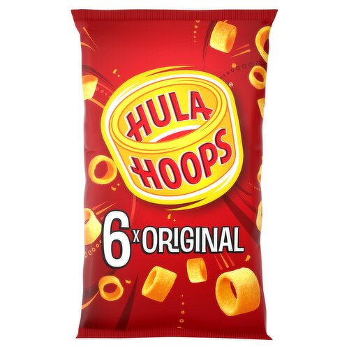 Hula Hoops Original Multipack Crisps 6 Pack - Dunnes Stores