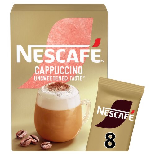 Nescafe Cappuccino Unsweetened Instant Coffee 8 x 14.2g Sachets ...