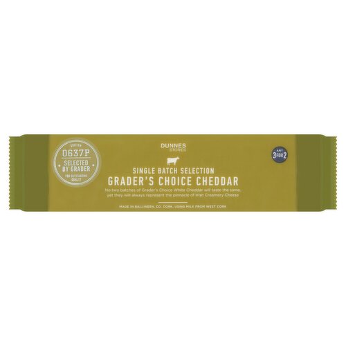Dunnes Stores Single Batch Selection Grader's Choice Cheddar 200g ...