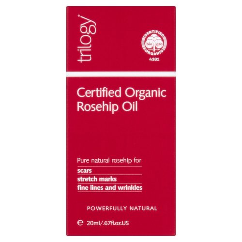 Trilogy Certified Organic Rosehip Oil 20ml - Dunnes Stores