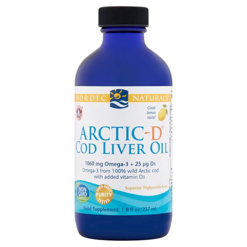 Nordic Naturals Arctic-D® Cod Liver Oil 237ml - Dunnes Stores