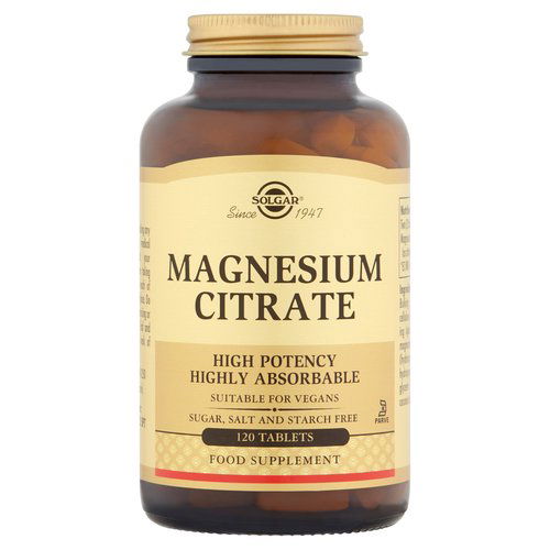Solgar Magnesium Citrate 120 Tablets - Dunnes Stores