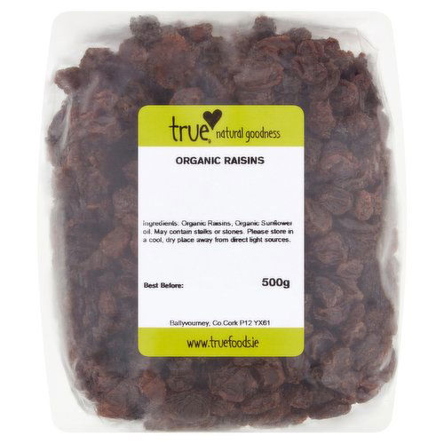 True Natural Goodness Organic Raisins 500g - Dunnes Stores