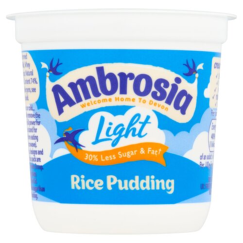 Ambrosia Ready To Eat Light Rice Pudding Pot 150g - Dunnes Stores