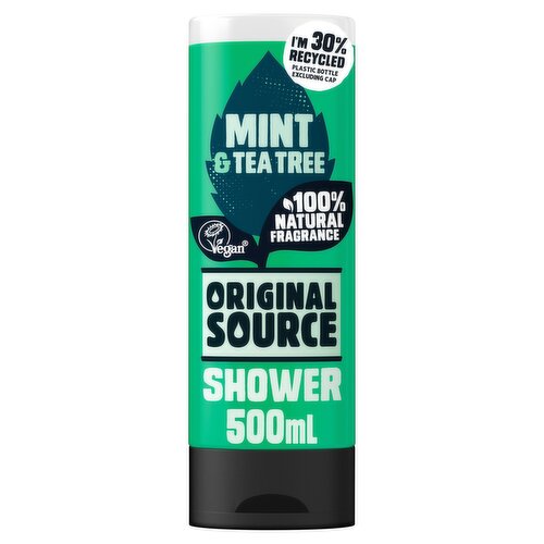 Original Source Mint & Tea Tree Vegan Shower Gel 500ml - Dunnes Stores