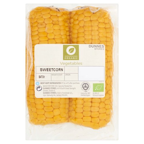 Dunnes Stores Organic Vegetables Sweetcorn 400g - Dunnes Stores