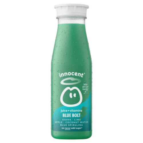 innocent Plus Blue Bolt Guava & Lime Juice with Vitamins 330ml - Dunnes ...