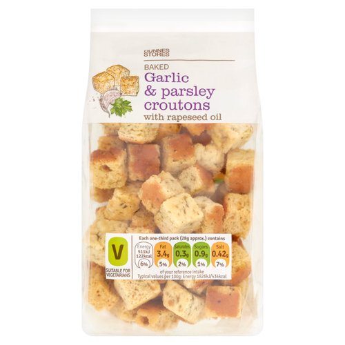 Dunnes Stores Baked Garlic & Parsley Croutons 85g - Dunnes Stores
