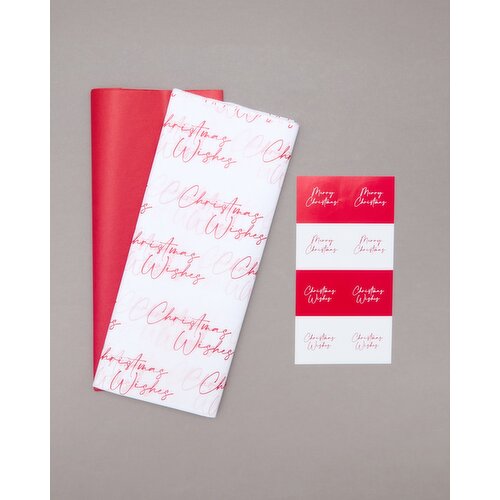 Tissue Paper - Pack Of 10 Red 10 Pack - Dunnes Stores